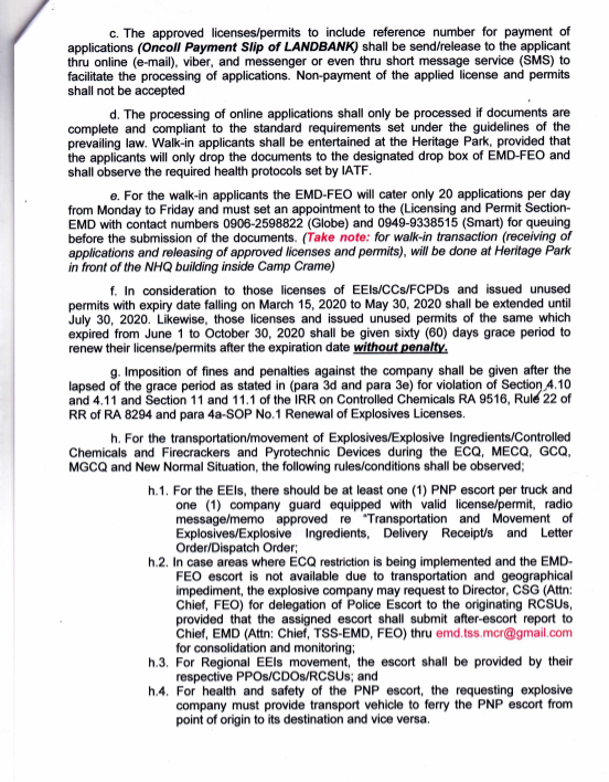 July 9, 2020 ADVISORY on FEO procedures – NSI Training and Consultancy ...