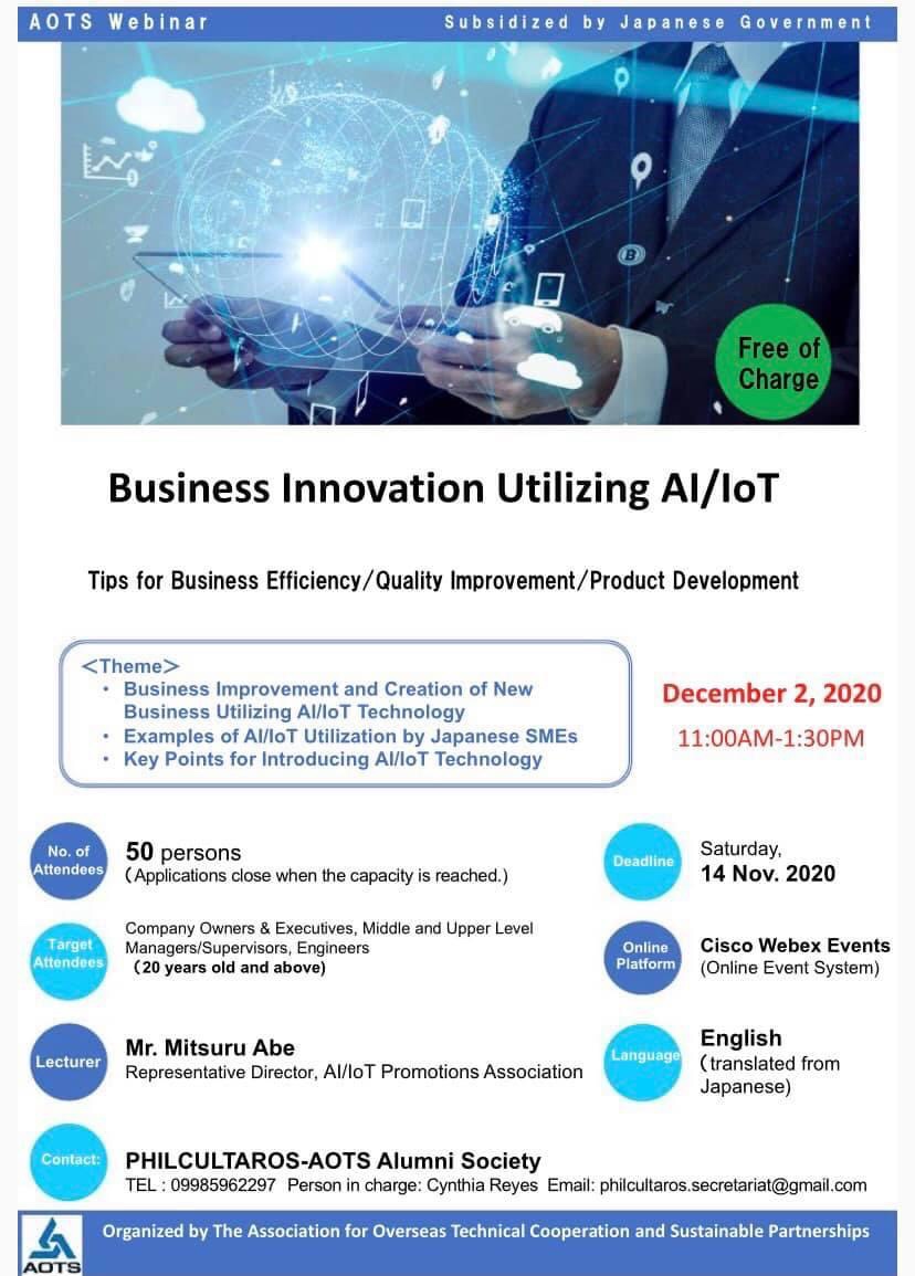 AOTS Webinar – NSI Training and Consultancy Services, Inc.