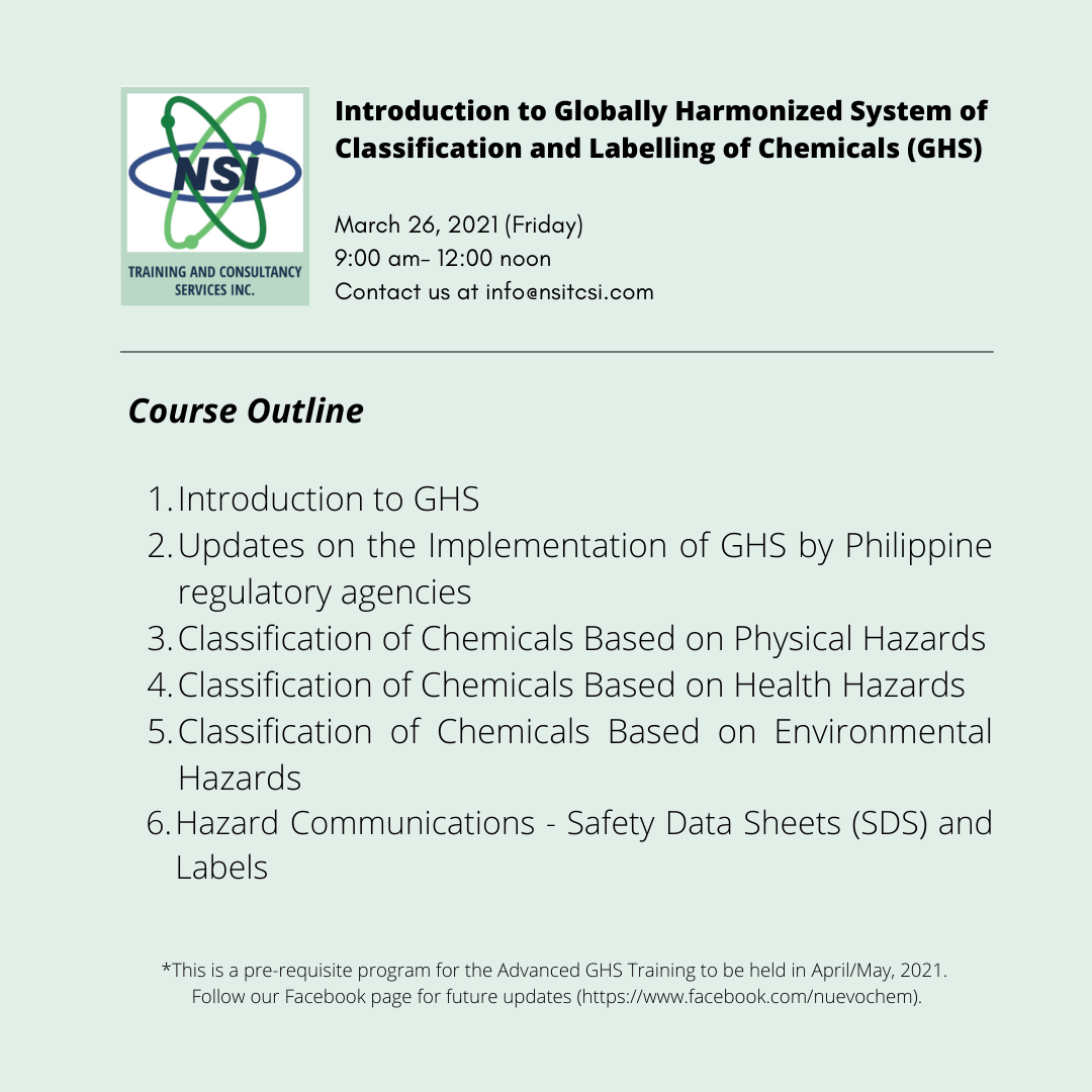 Introduction to Globally Harmonized System of Classification and ...