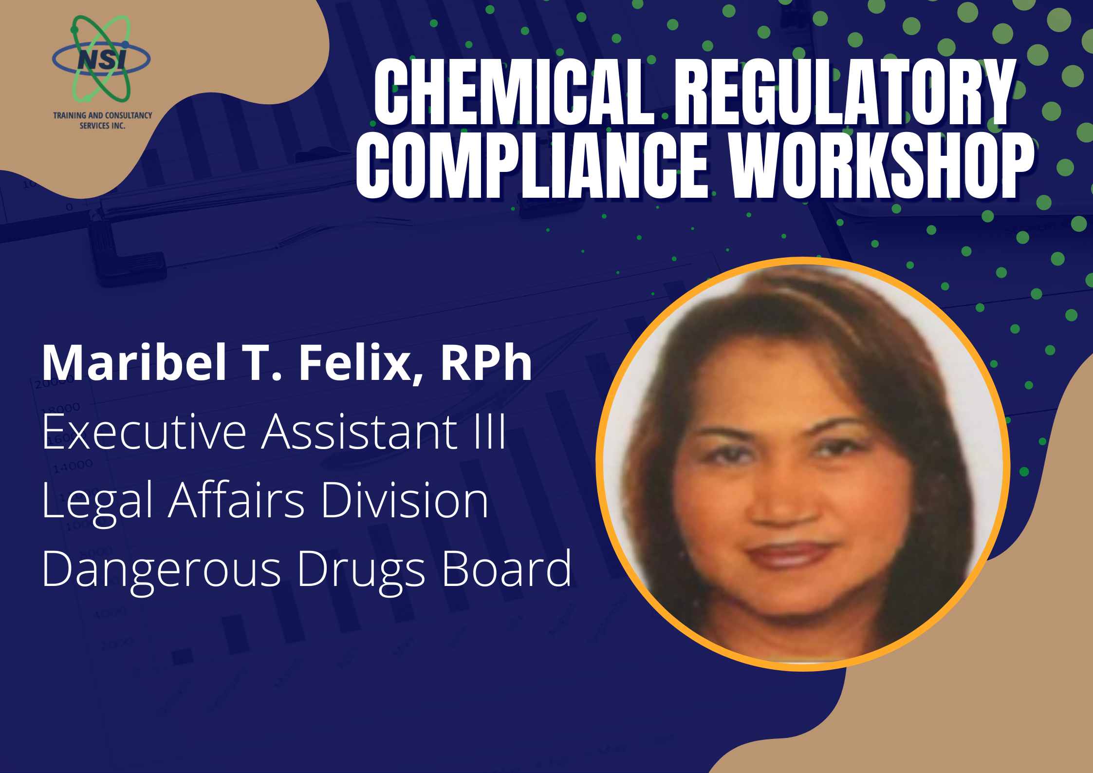 Chemical Regulatory Compliance for PDEA and DDB Speaker 3 – NSI ...