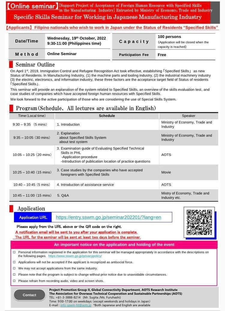 Online Seminar invitation – NSI Training and Consultancy Services, Inc.