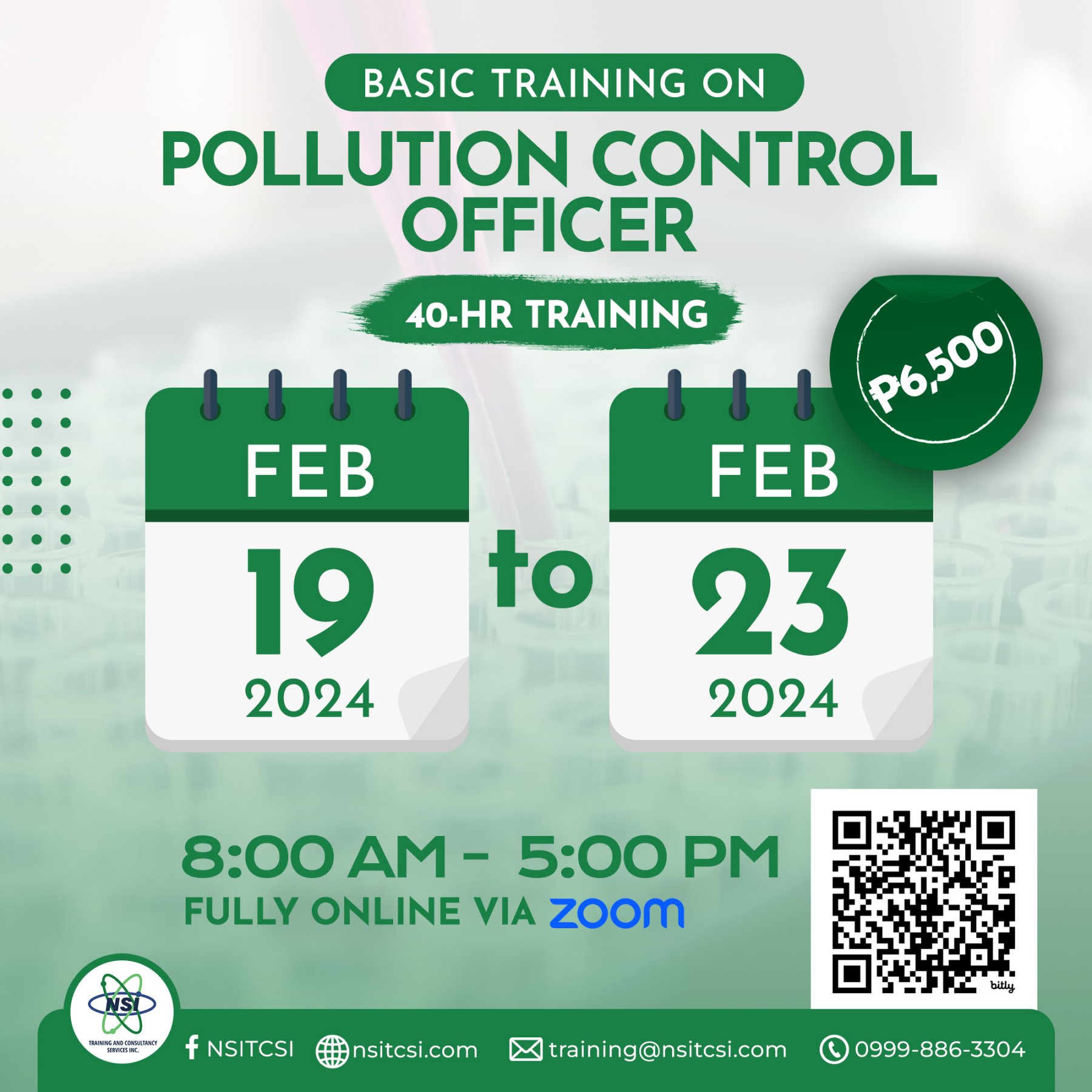 Basic Training on Pollution Control Officer – February 2024 – NSI ...